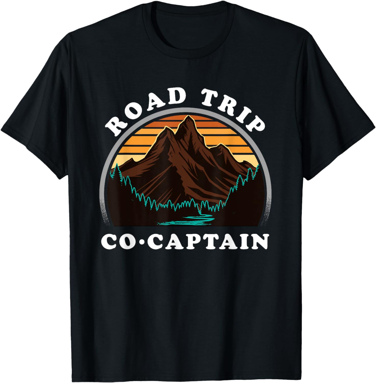 Road Trip Co Captain Family Vacation Travel Family Matching T-Shirt ...