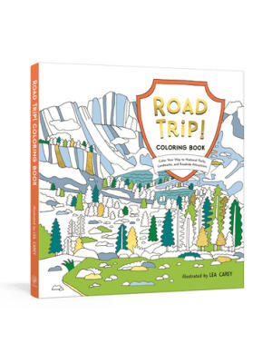 Road Trip! Coloring Book: Color Your Way to National Parks, Landmarks ...