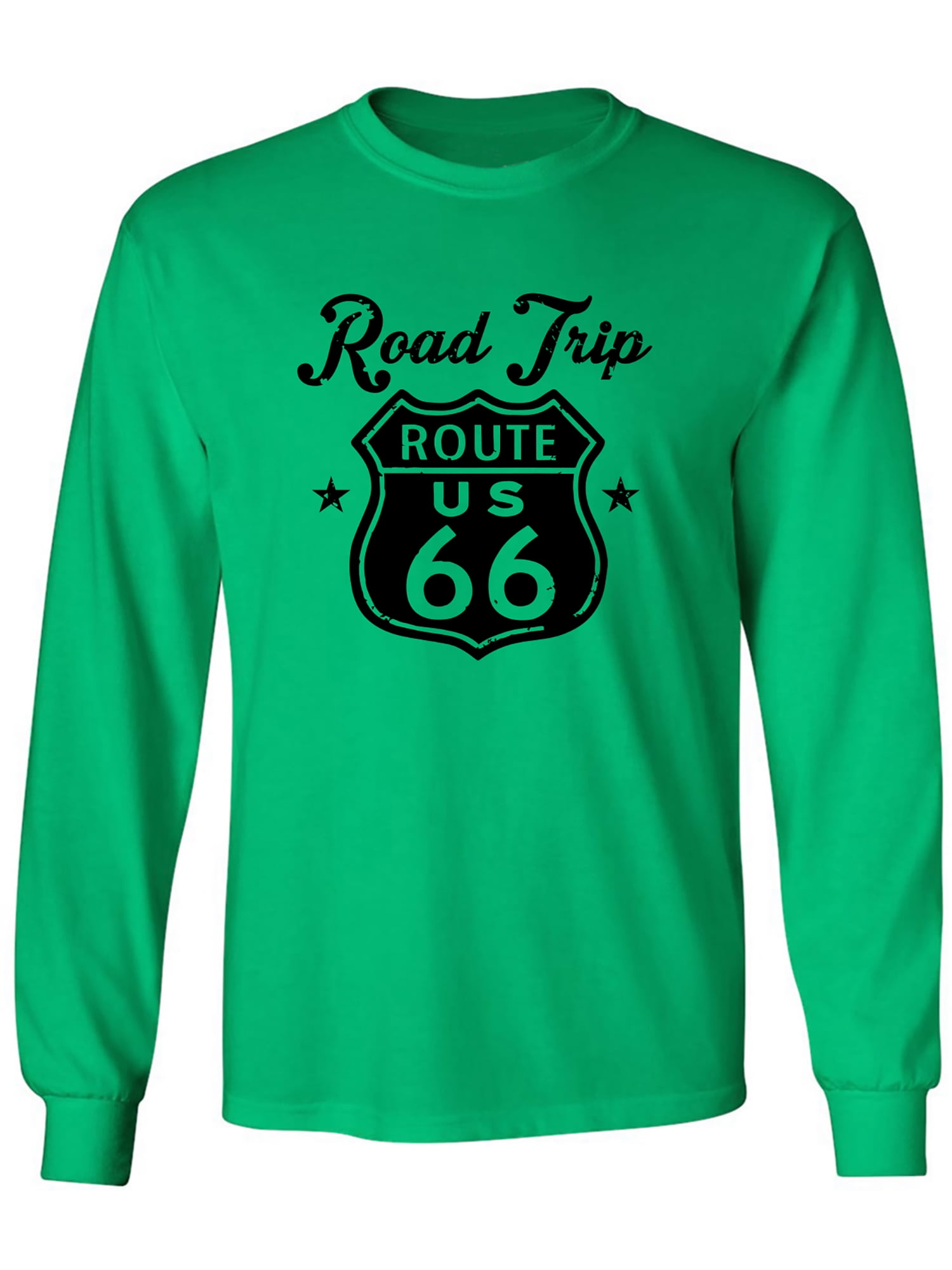 Road Trip Route 66 Adult Long Sleeve T-shirt - Walmart.com