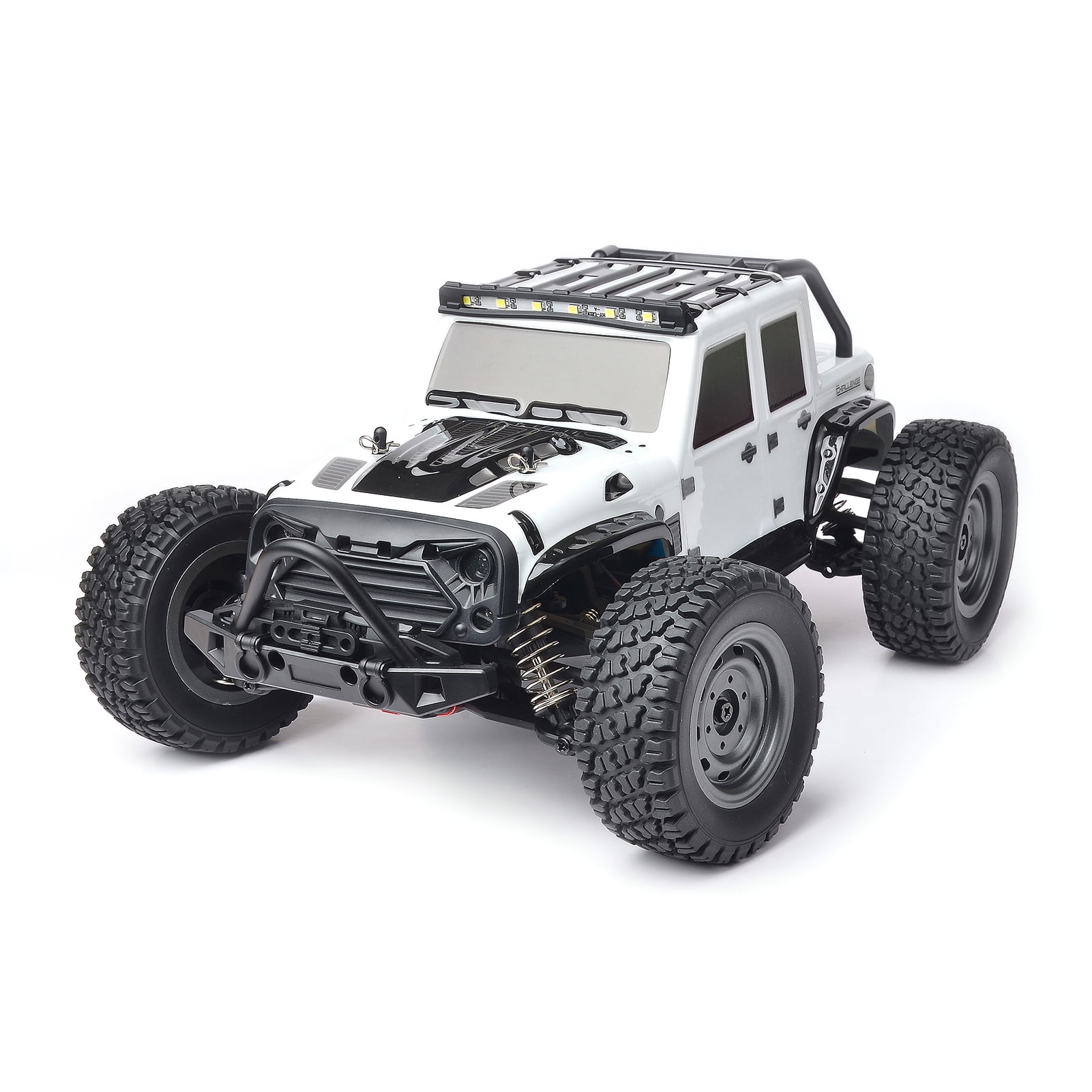 Road Truck RC Car High Speed 38km/h 1/16 2.4GHz Racing Car 4WD RTR Full Proportional With LED ...