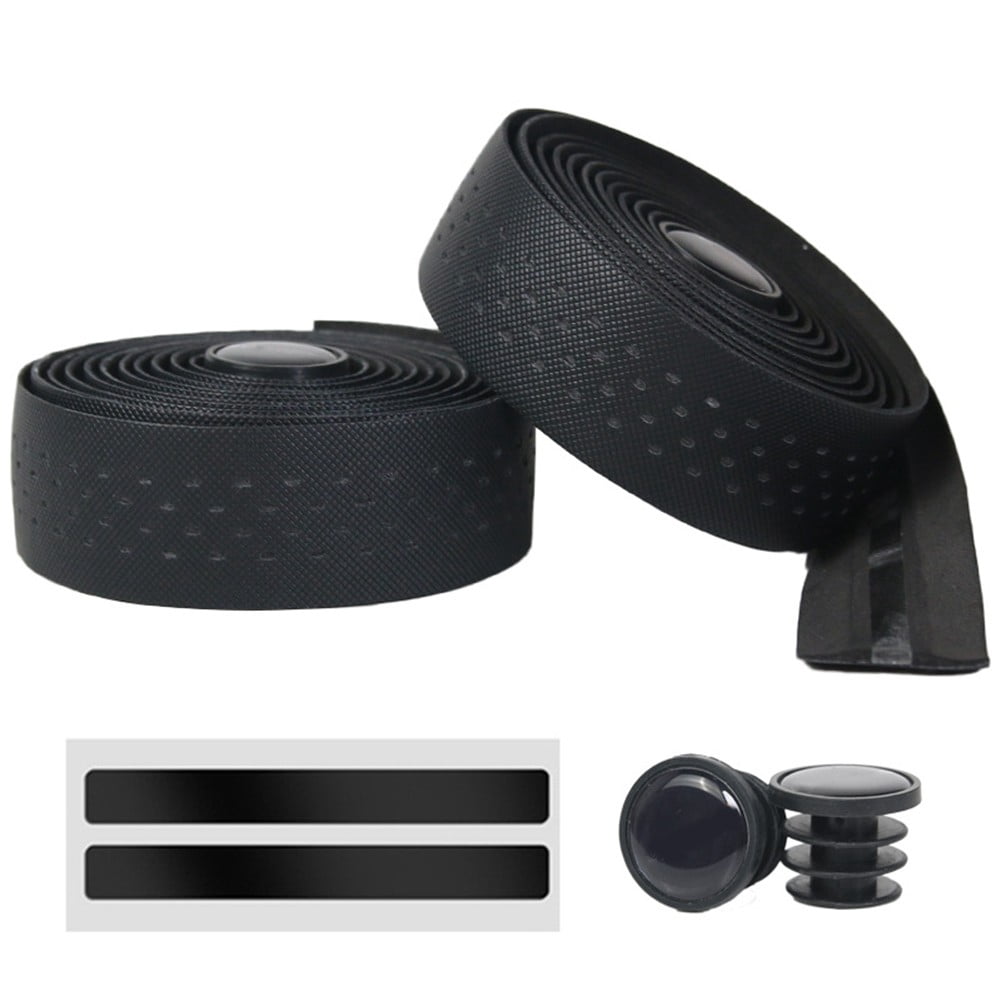 Road bike polka dot wrap handlebar strap PU perforated bicycle strap ...