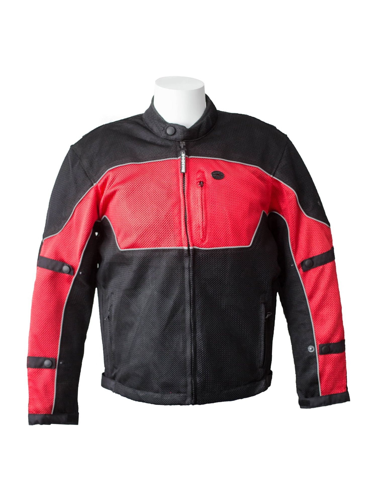 RoadDog Hurricane Mesh Motorcycle Riding Jacket Red Men's Large ...