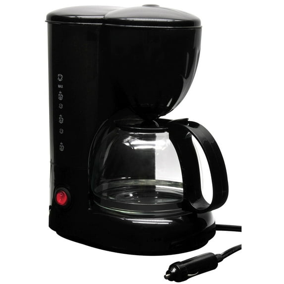 RoadPro 12V Coffee Maker with Glass Carafe - Walmart.com