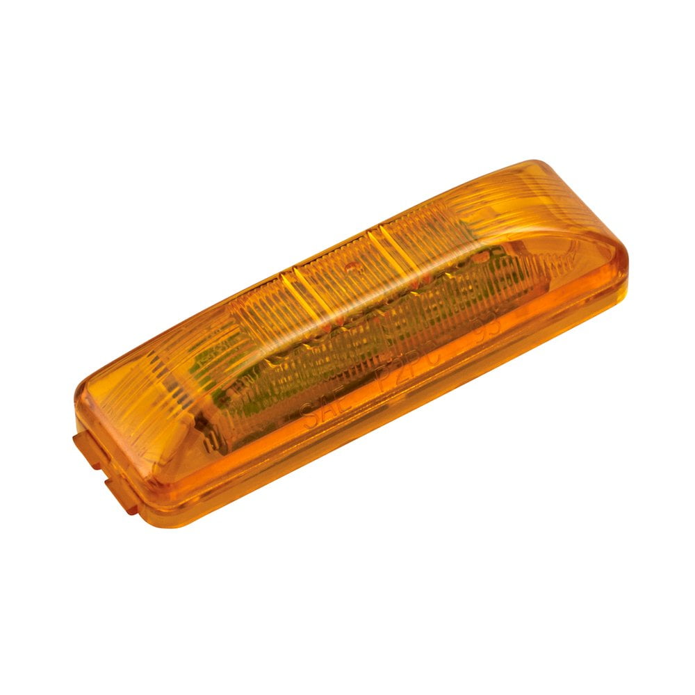 RoadPro LED Clearance Marker Light 3.75in Sealed Amber Rectangle Side ...