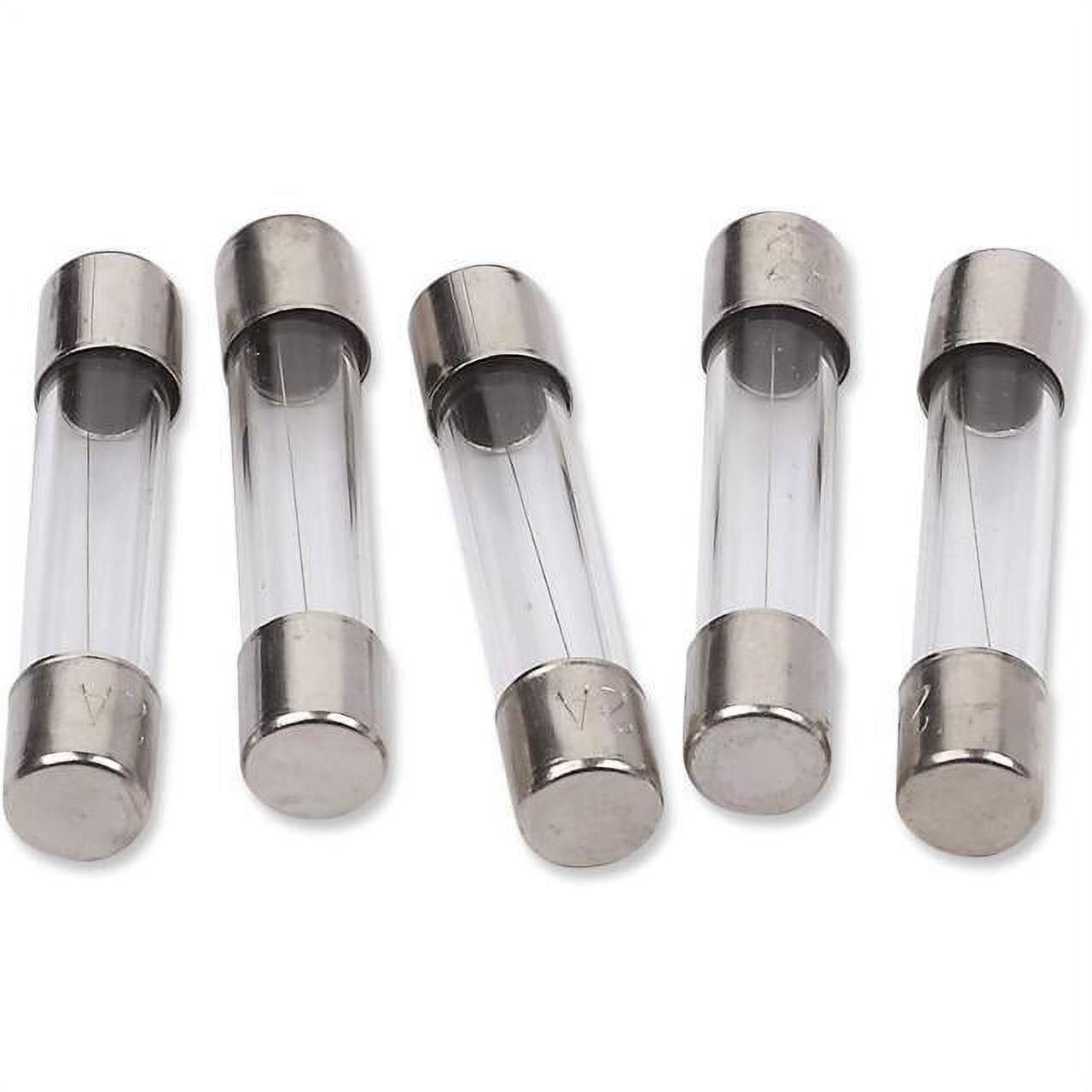 RoadPro RPAGC2 AGC Glass Tube Fuse 5 Pack 2-Amp Spare Automotive Glass ...