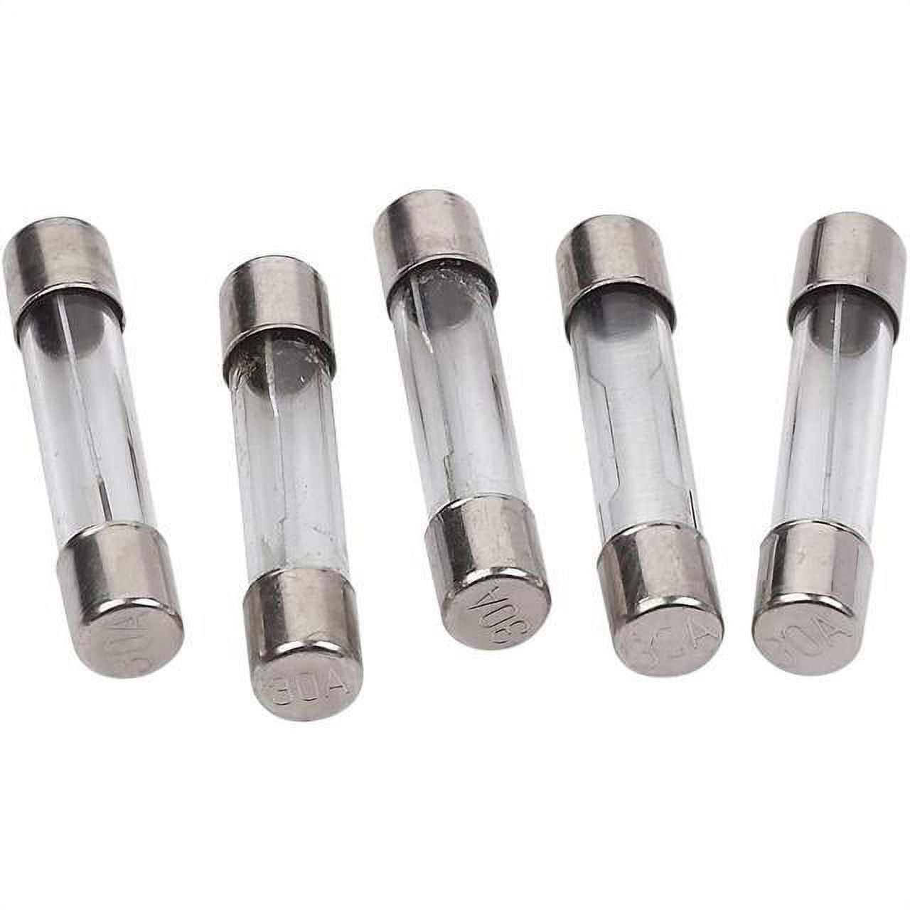 RoadPro RPAGC30 AGC Glass Tube Fuse 5 Pack 30-Amp Spare Automotive ...