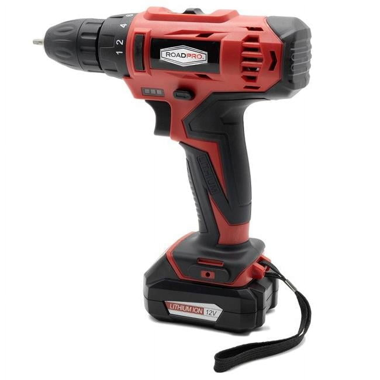 RoadPro RPRD21CD003 12v Drill Rechargeable Lithium Ion Drill 12-Volt ...