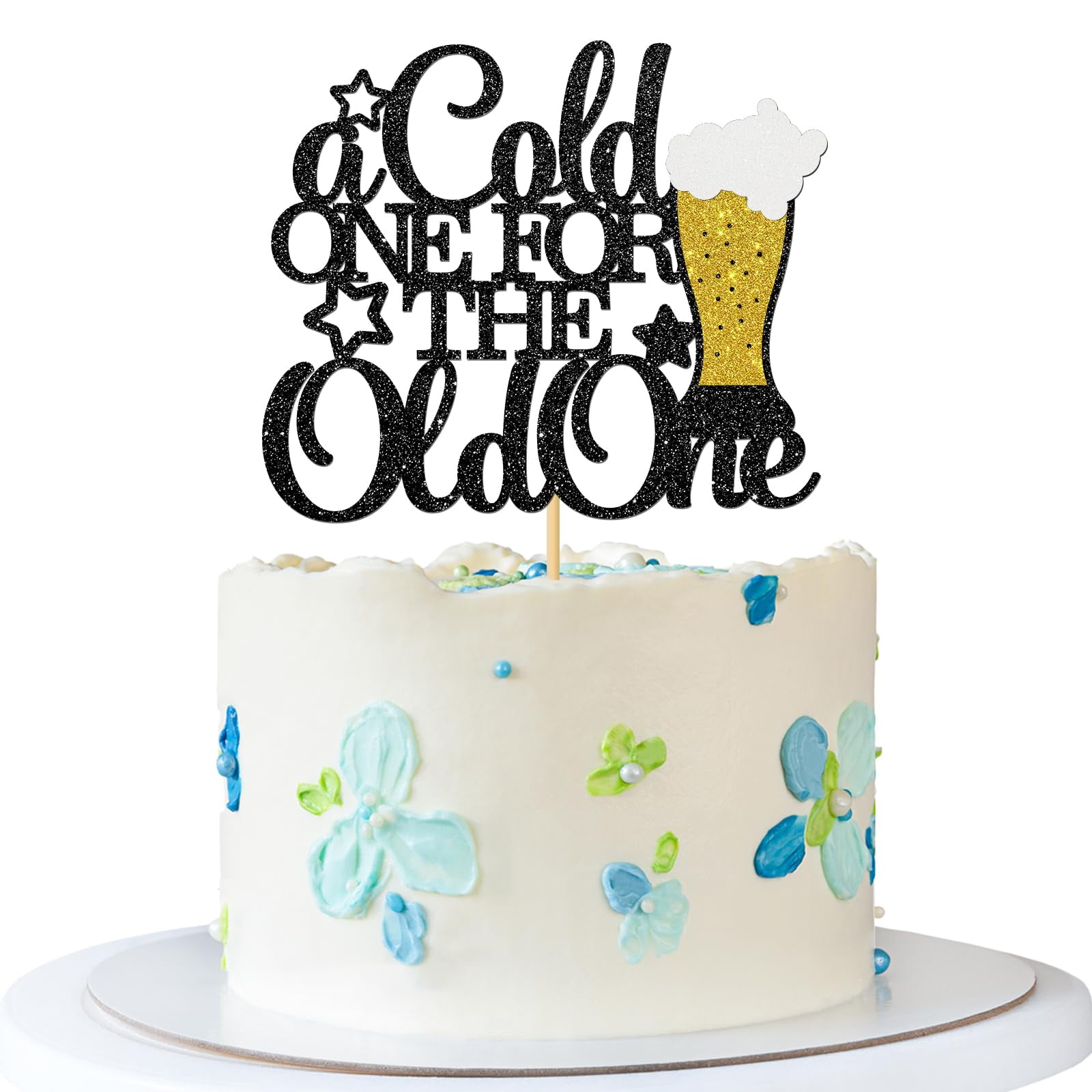 RoadSea A Cold SCH4 One for The Old One Cake Topper - Men 30th 40th ...