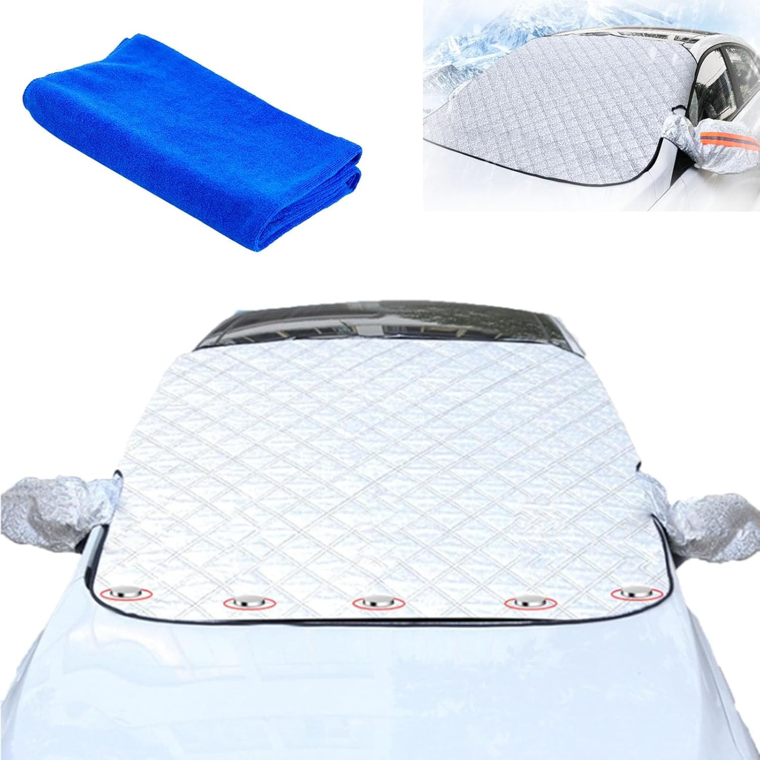 Roadaffinity Magnetic Car Anti-Snow Cover for SUV Truck, Magnetic ...