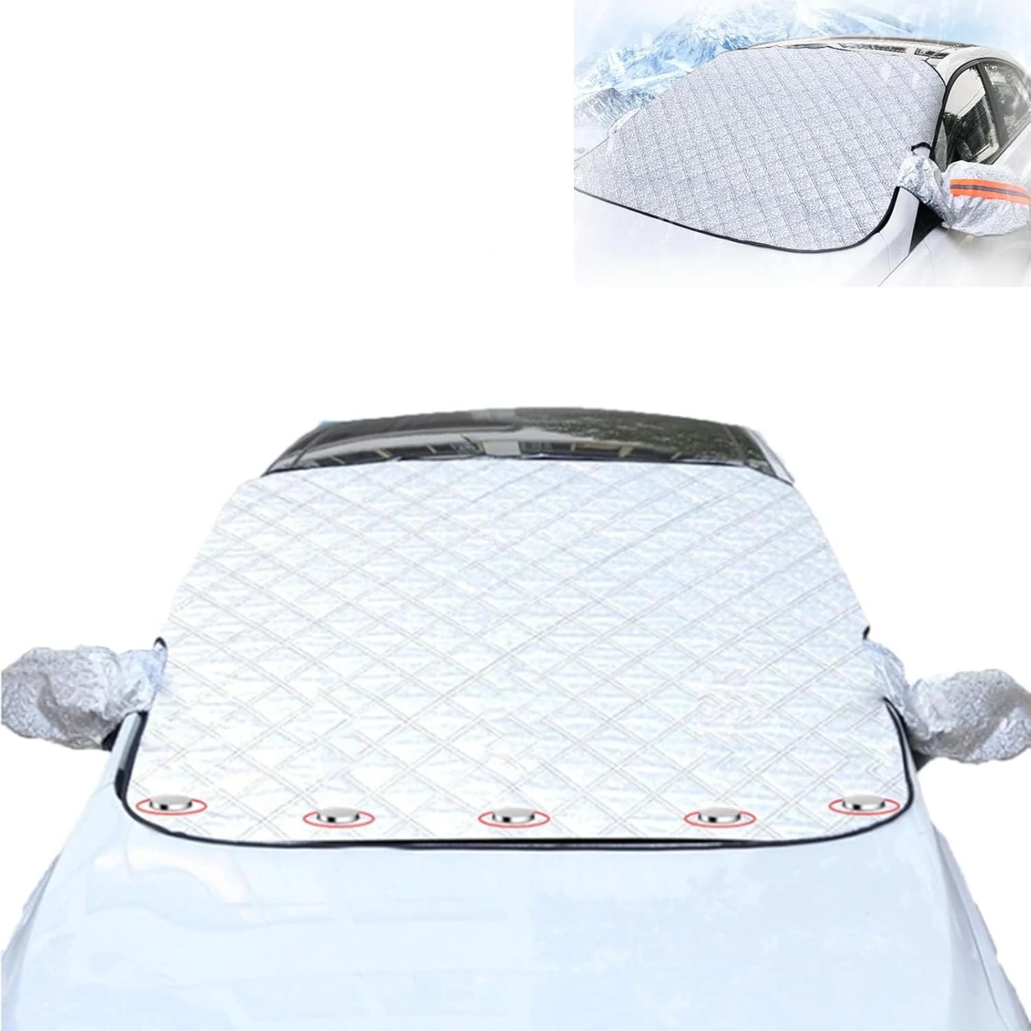 Roadaffinity Magnetic Car Anti-Snow Cover for SUV Truck, Magnetic ...