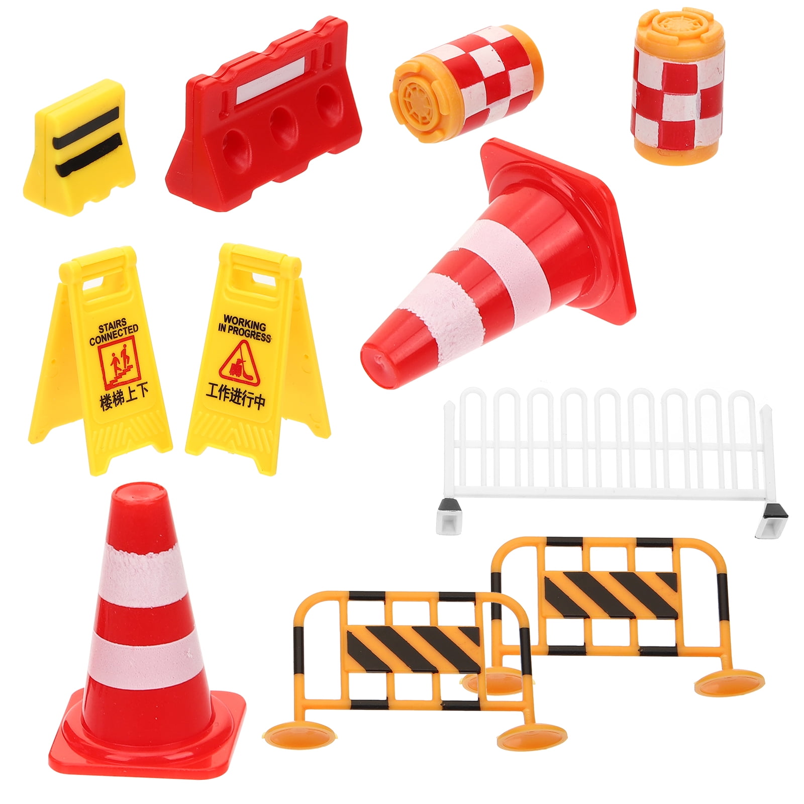 Roadblock Cognitive Toys 14 Pcs Street Signs Traffic Childrens The ...