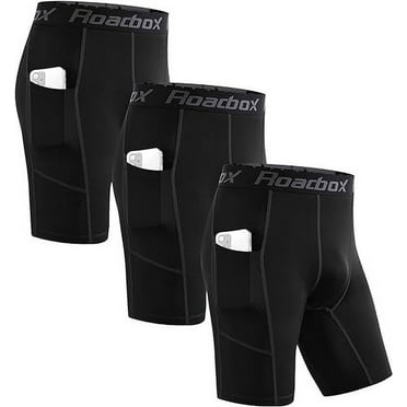 Compression Shorts Men Spandex Shorts Quick Dry Athletic Sport Workout ...