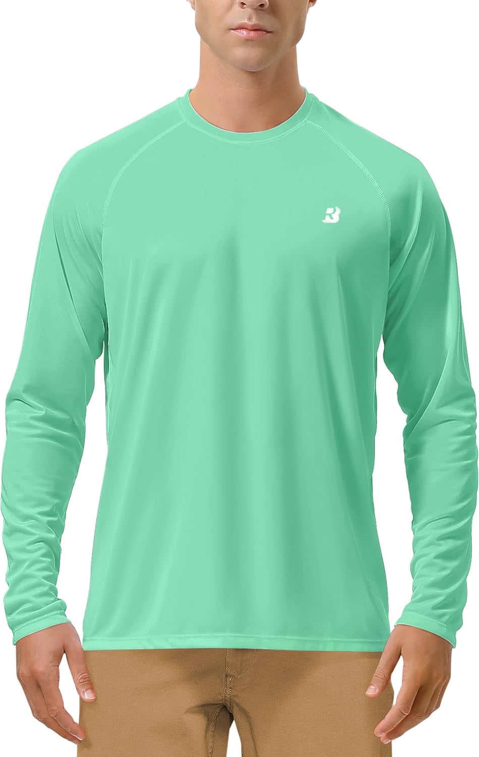 Roadbox Mens UPF 50+ UV Sun Protection Shirts Outdoor Long Sleeve SPF ...