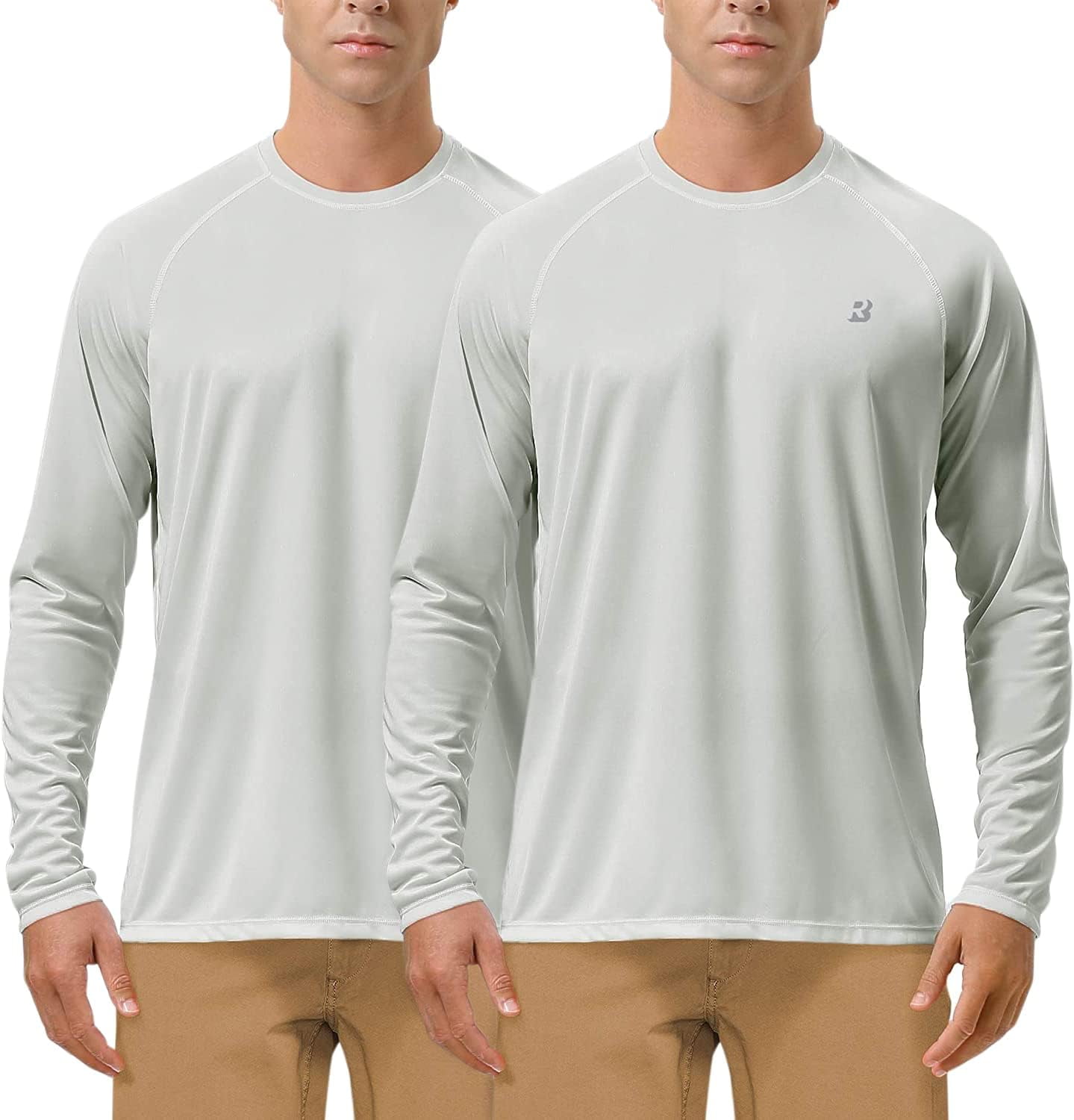 Roadbox Mens UPF 50+ UV Sun Protection Shirts Outdoor Long Sleeve SPF ...