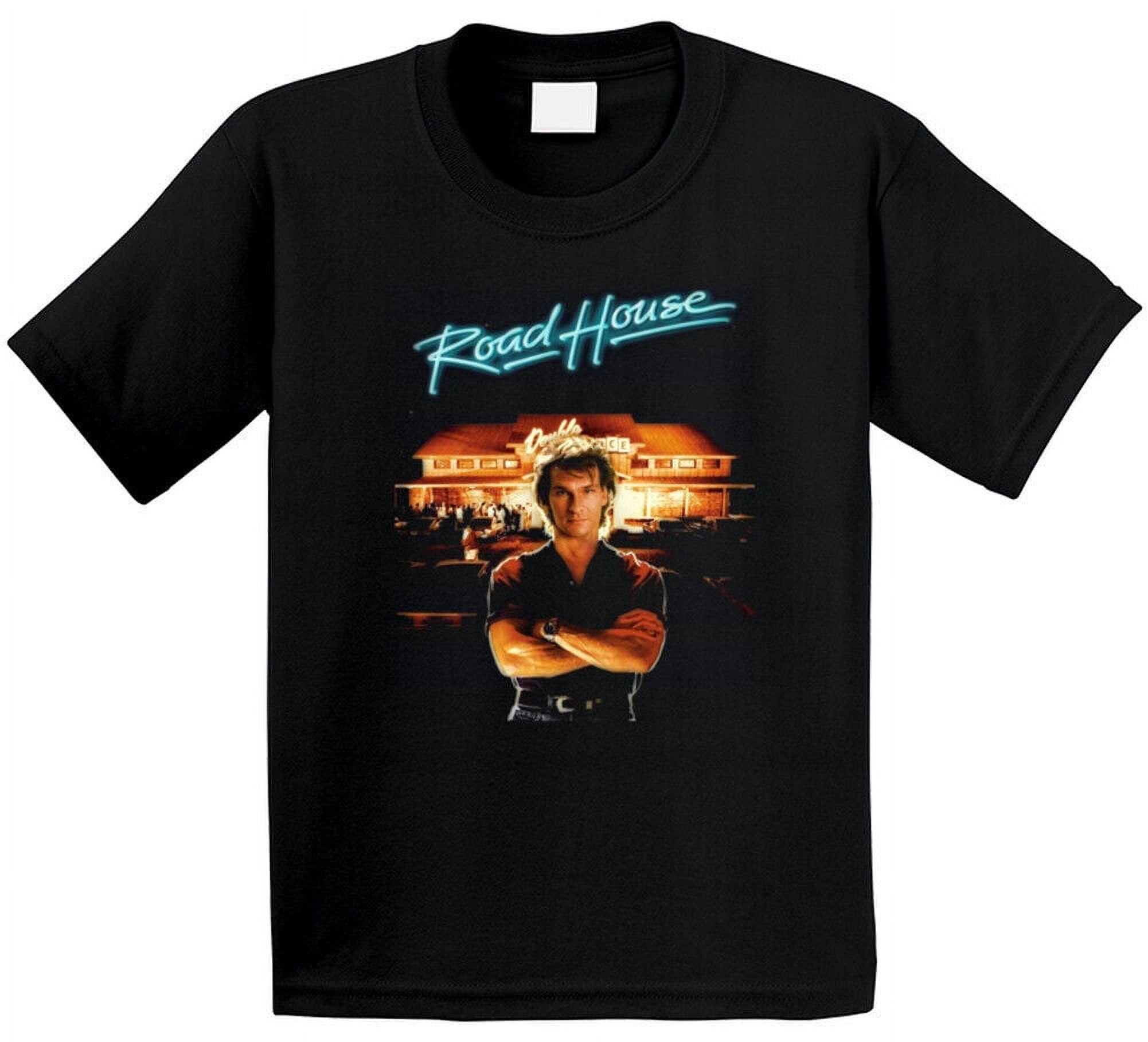 Roadhouse Patrick Swayze Retro 80's Movie Cool Fun Kids T Shirt ...