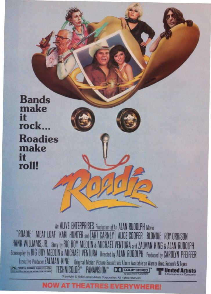 Roadie Movie Poster 12In x 16In Print on Metal Sign Size: 12x16 Multi ...