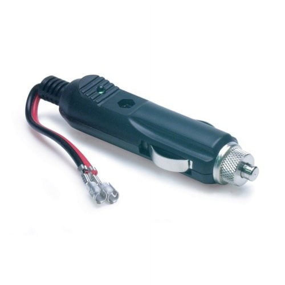 Roadpro 12V Fused Replacement Cigarette Lighter Plug with Leads [Black ...