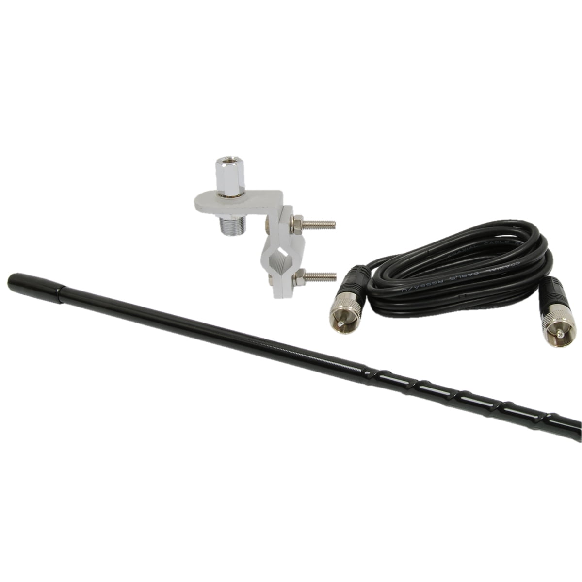 Roadpro 3Ft Cb Antenna Kit W/ 9 Ft Cable Black - Walmart.com