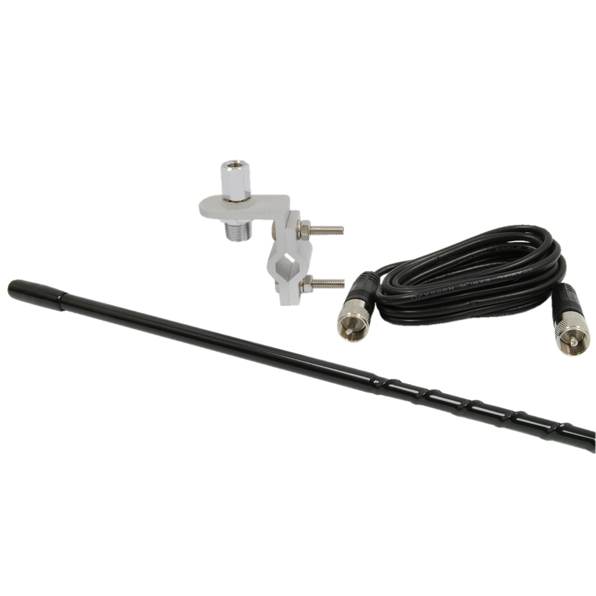 Roadpro 4Ft Cb Antenna Kit W/ 9Ft Cable Black - Walmart.com