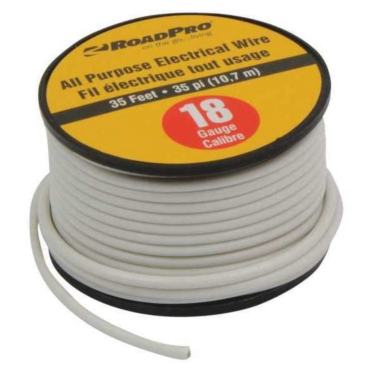 Roadpro All Purpose Electrical Wire,18ga.,35ft. RP1835 - Walmart.com