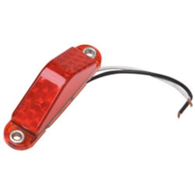 Roadpro Lights Lenses RP1747R Led Clearance Markder Slim Lite Red ...