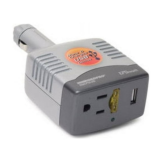 Roadpro RK175UB 175w Power Converter with USB, DC to AC Voltage for ...
