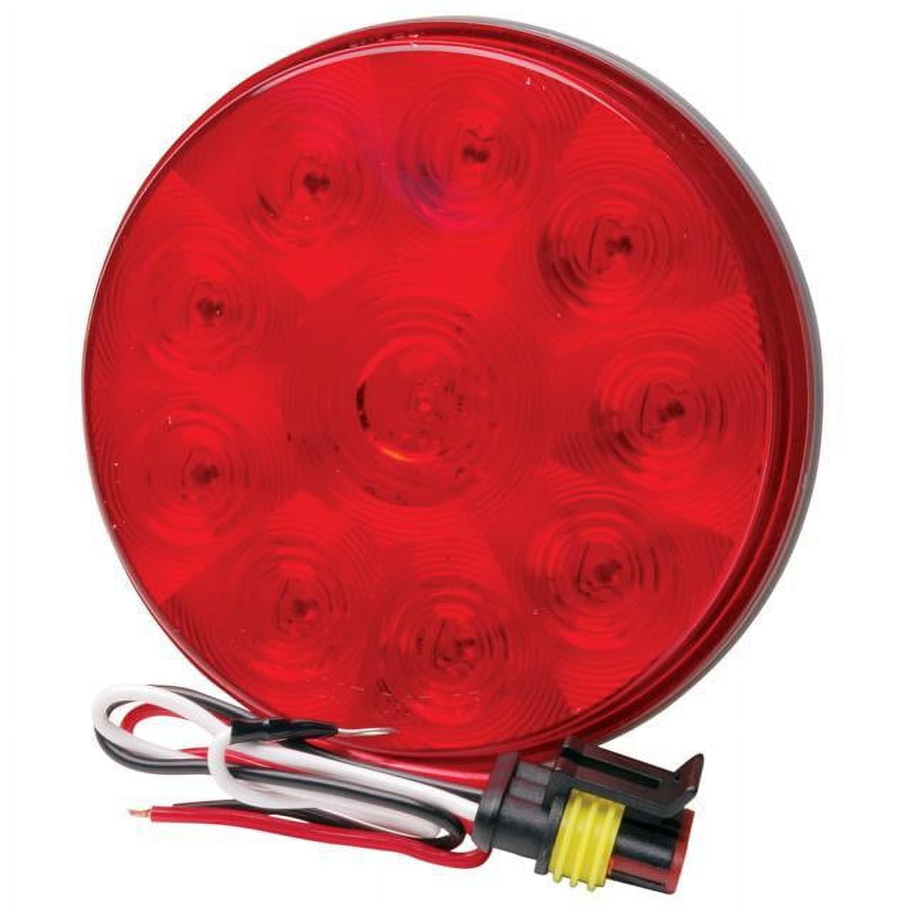 Roadpro RP-5523/RPT Brake / Tail / Turn Signal Light Round, 4" Diameter ...