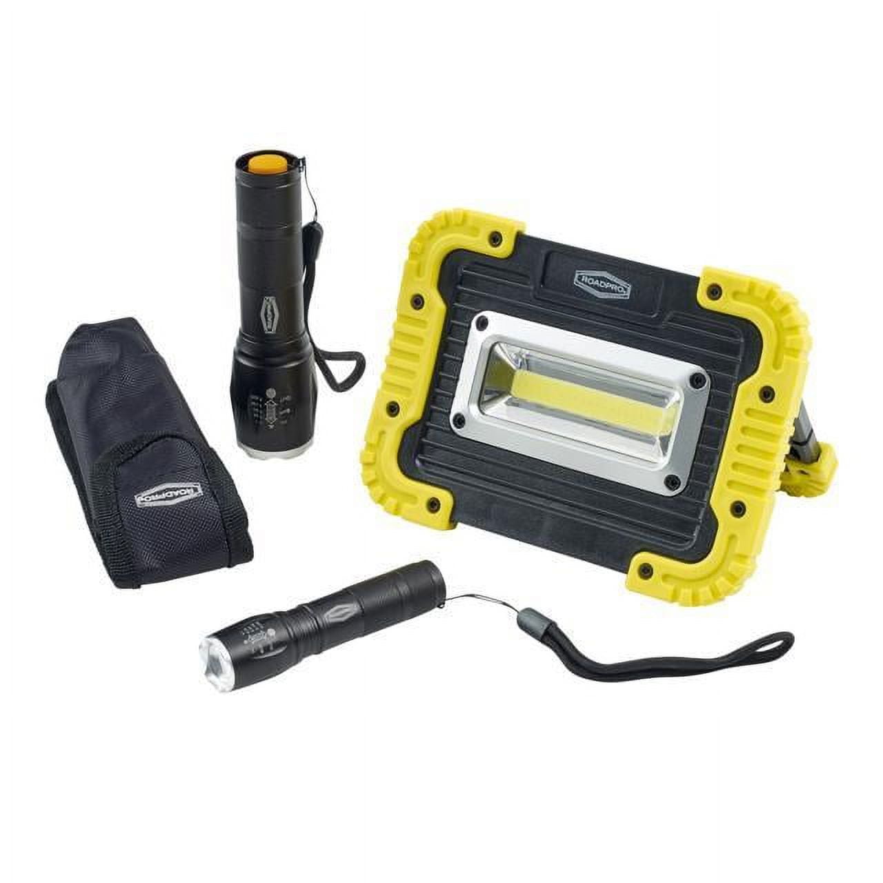 Roadpro Rp1808C Flashlight&Worklight Combo W/Bonus Flas - Walmart.com