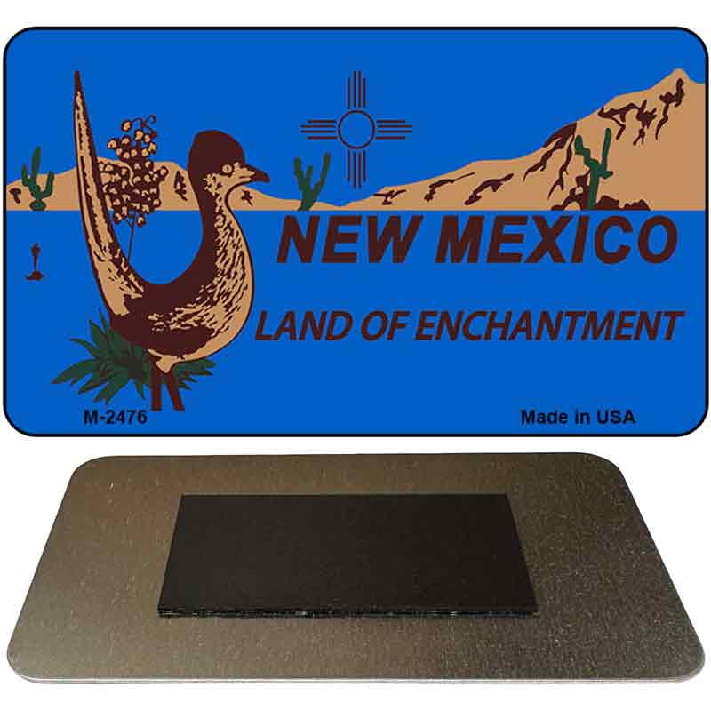 Roadrunner Blue New Mexico Novelty Metal Magnet M-2476 3.5" x 2" Magnet ...