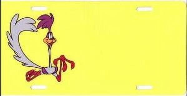 Roadrunner Cartoon Offset Photo License Plate - Walmart.com