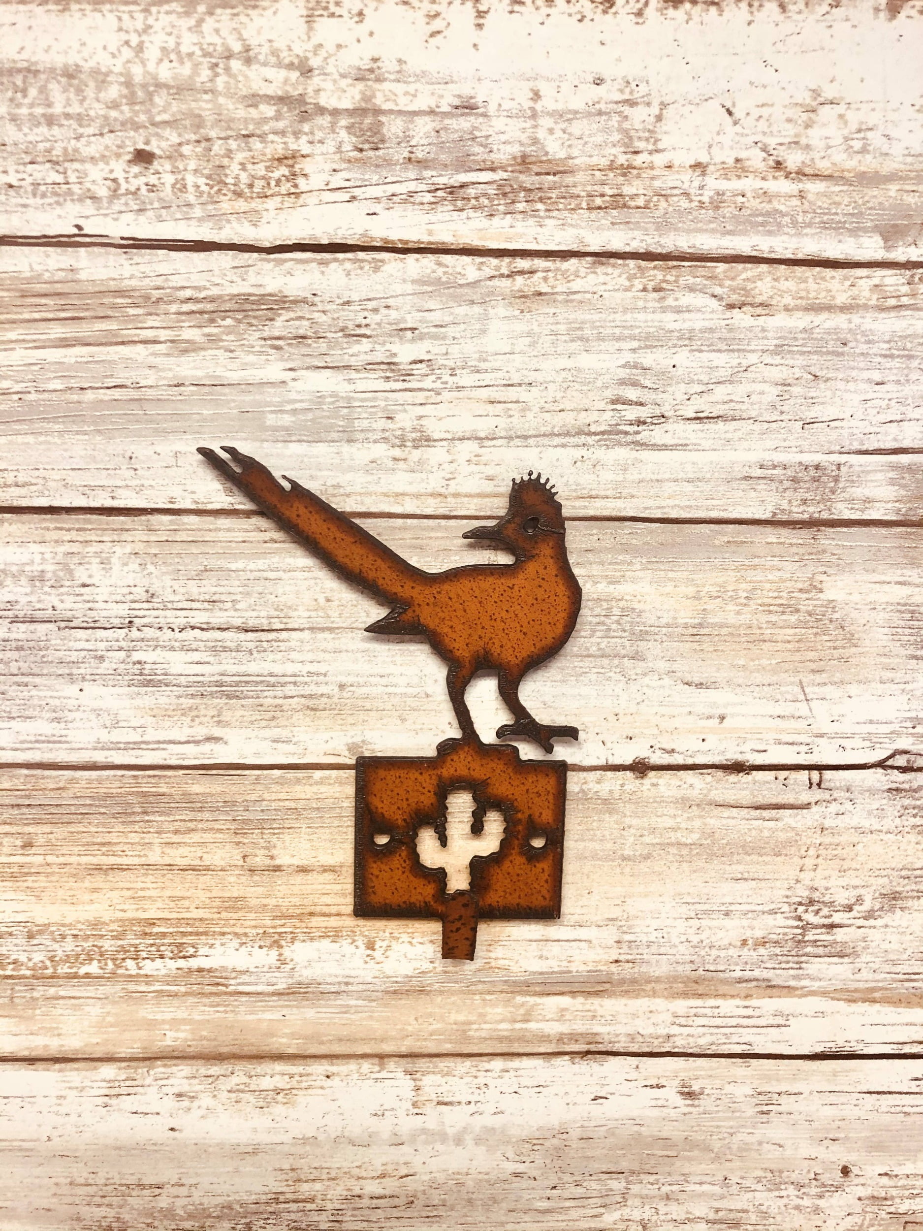 Roadrunner Looking Back Southwestern Desert Single Key Hook - Walmart.com