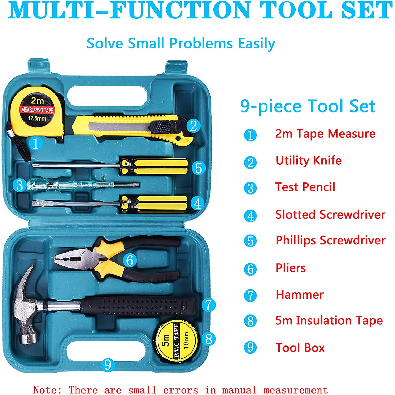 Roadside Assistance Emergency Kit - Car Emergency Kit with Jumper ...