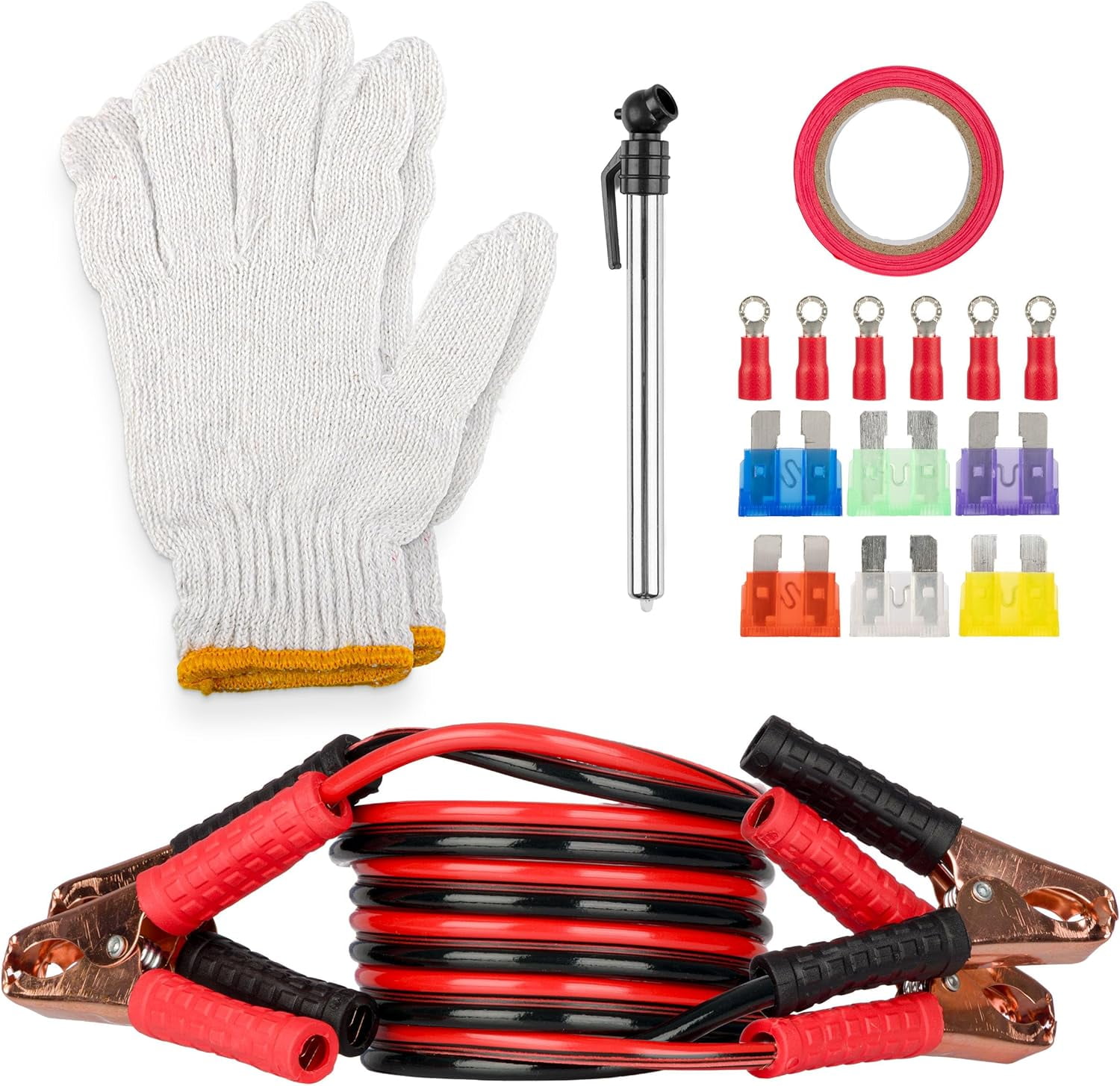 Roadside Emergency Car Kit - 30-Piece Road Trip Essentials Tool Set ...
