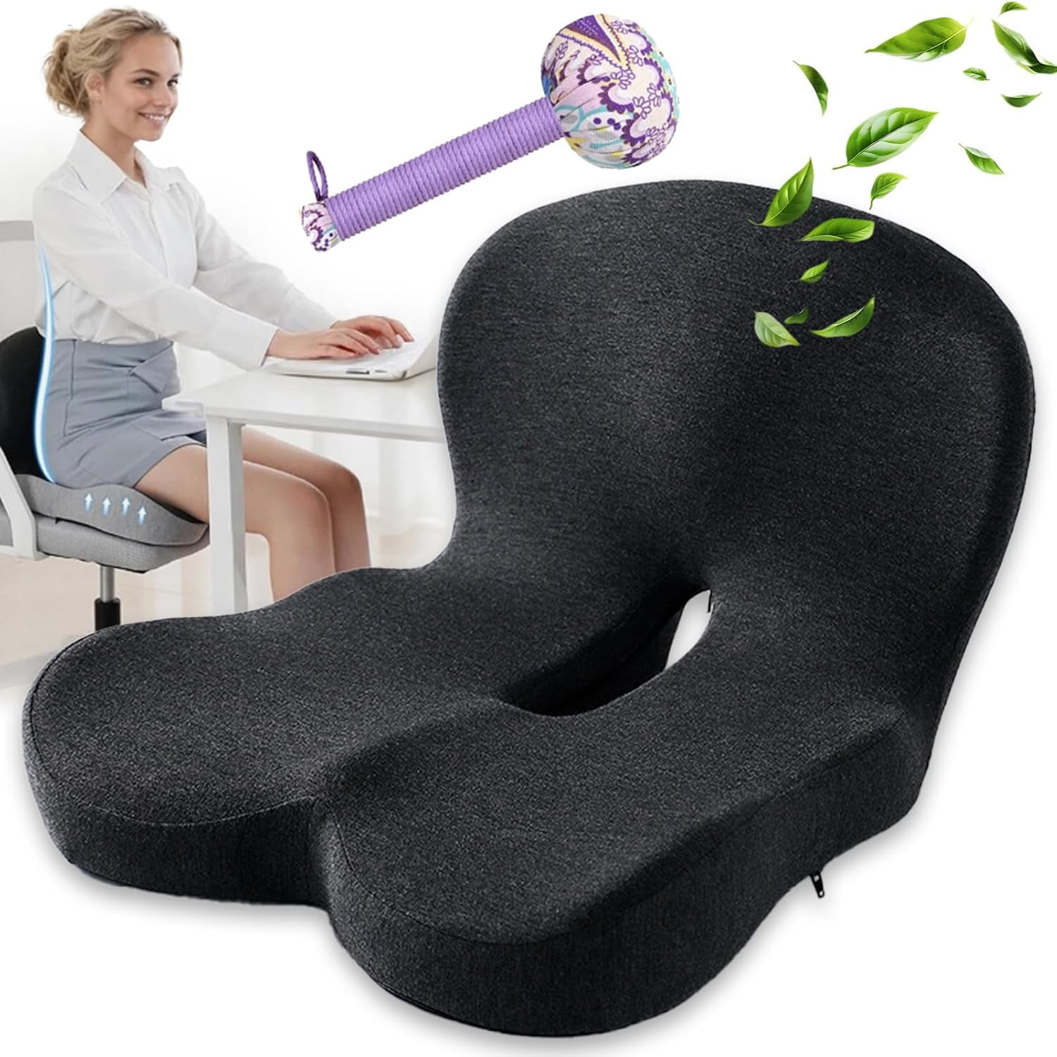 Roadspine Cushion, Roadspine - Tailbone & Lower Back Pain Relief ...