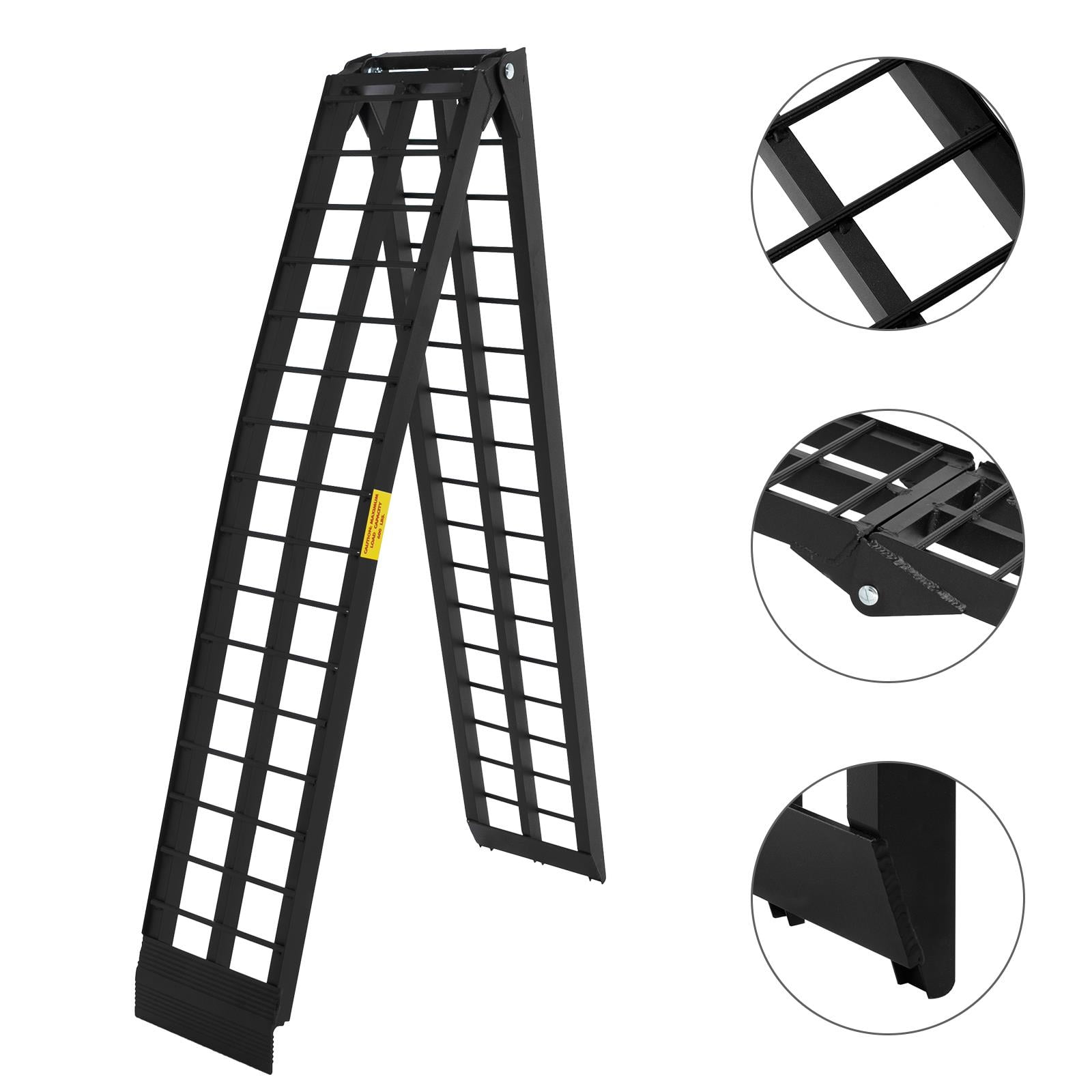 Roadstar 10FT Aluminum Motorcycle Ramp for Truck, Folding Loading ATV ...