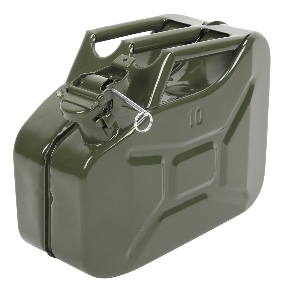 Roadstar 2.5 Gallon 10L Jerry Can Emergency Backup Tank, w/ Spout ...
