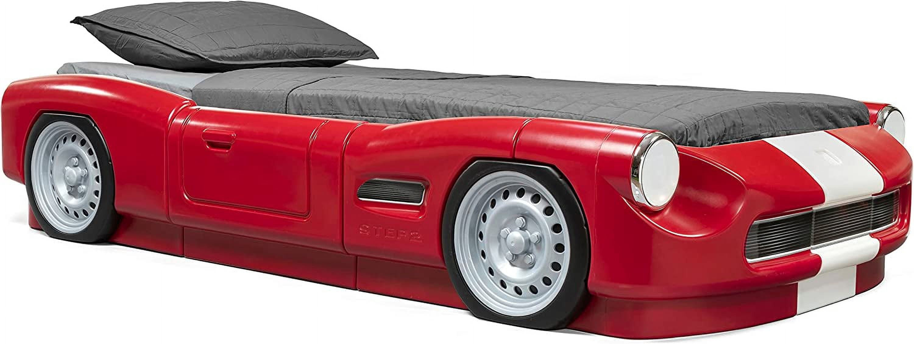 Roadster Toddler-to-Twin Bed, Crib to Twin Transition Race Car Bed ...