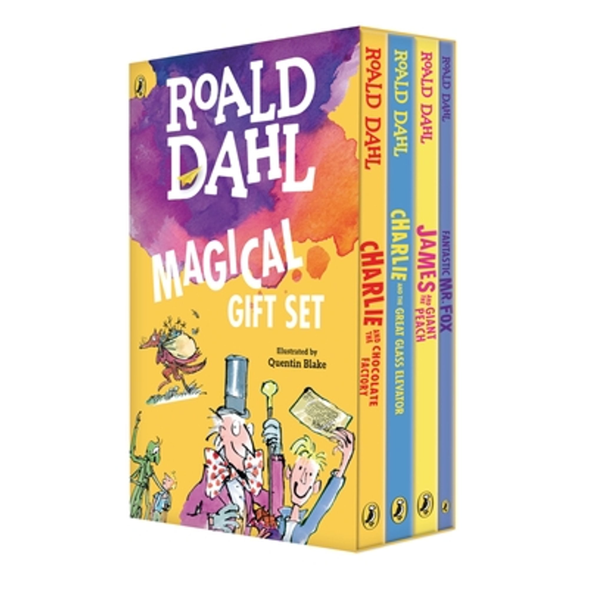 Pre-Owned Roald Dahl Magical Gift Boxed Set (4 Books): Charlie and the ...