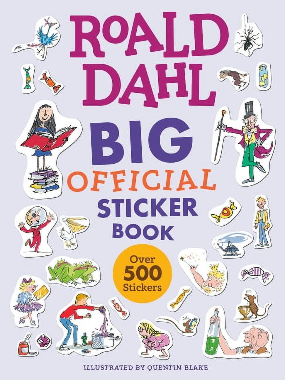 Roald Dahl: Big Official Sticker Book, (Paperback) - Walmart.com