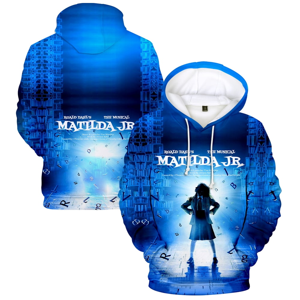 Roald Dahl's Matilda the Musical Movie Hoodie Long Sleeve Man Woman ...