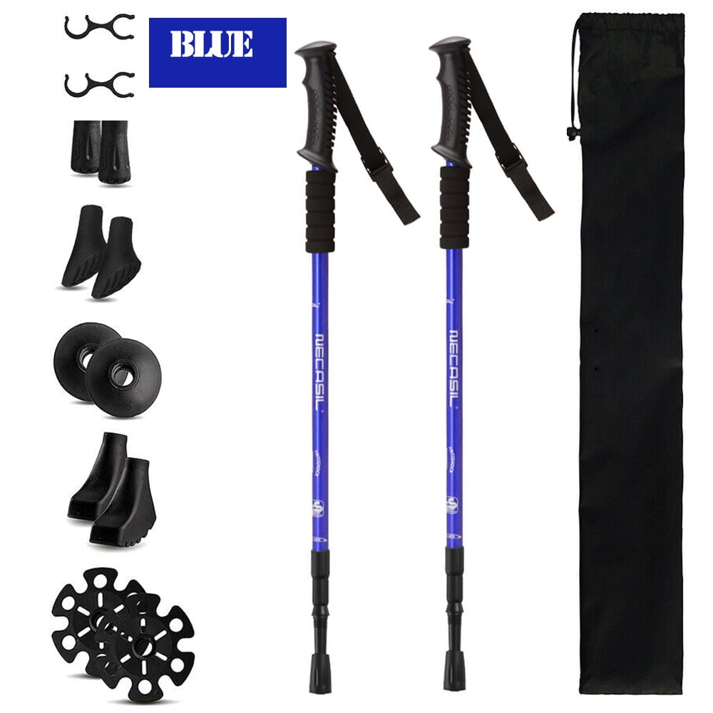 Roam Rider Nordic Walking Trekking Poles - 2P with Anti-Shock and Quick ...