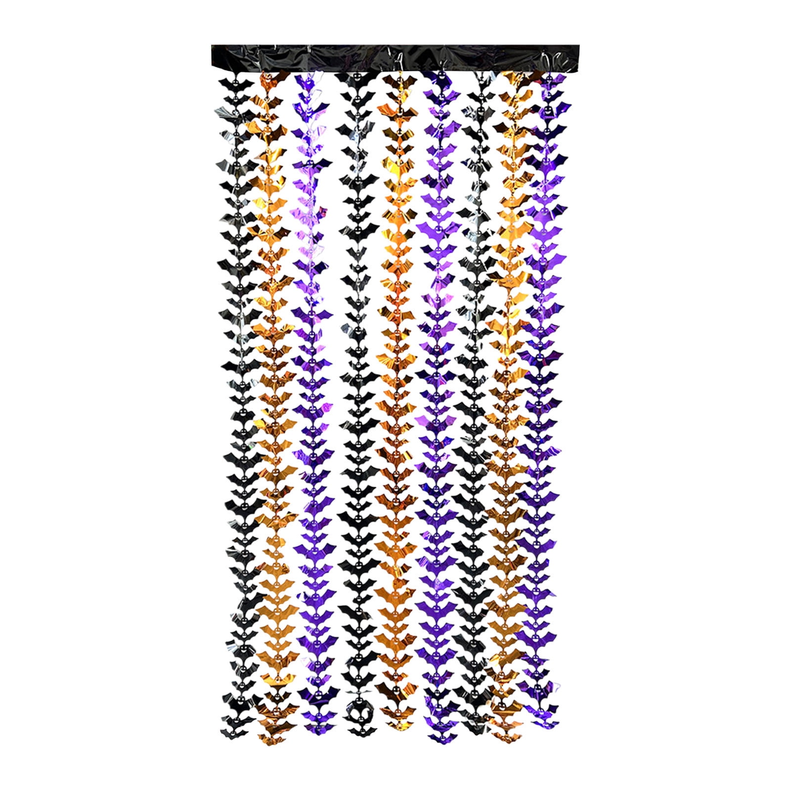 RoamHome 1-Pack 6.56ft Halloween Rain Curtain, Spooky Ghost Party ...