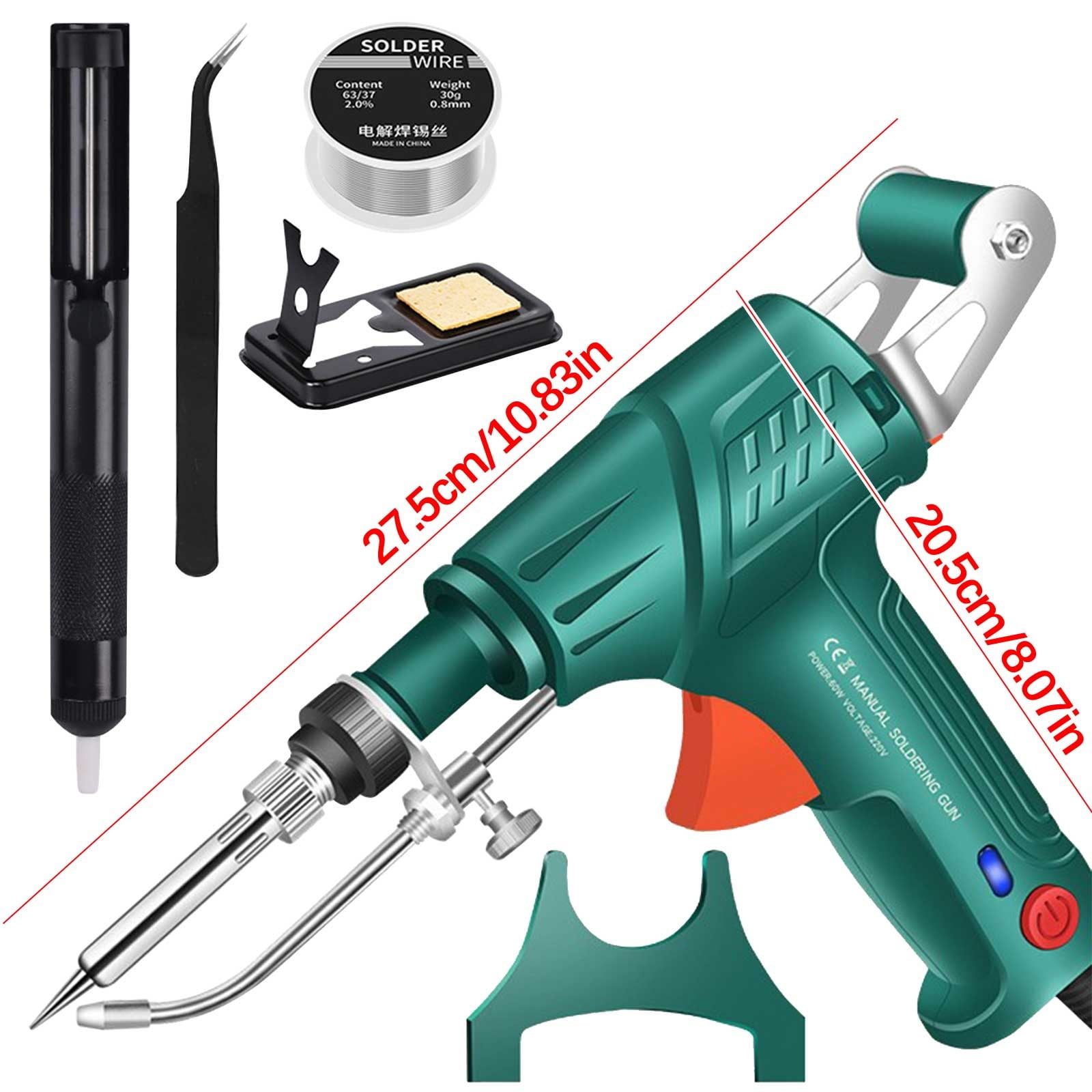 RoamHome Hand held Soldering Gun with Light - Semi-Automatic Soldering ...