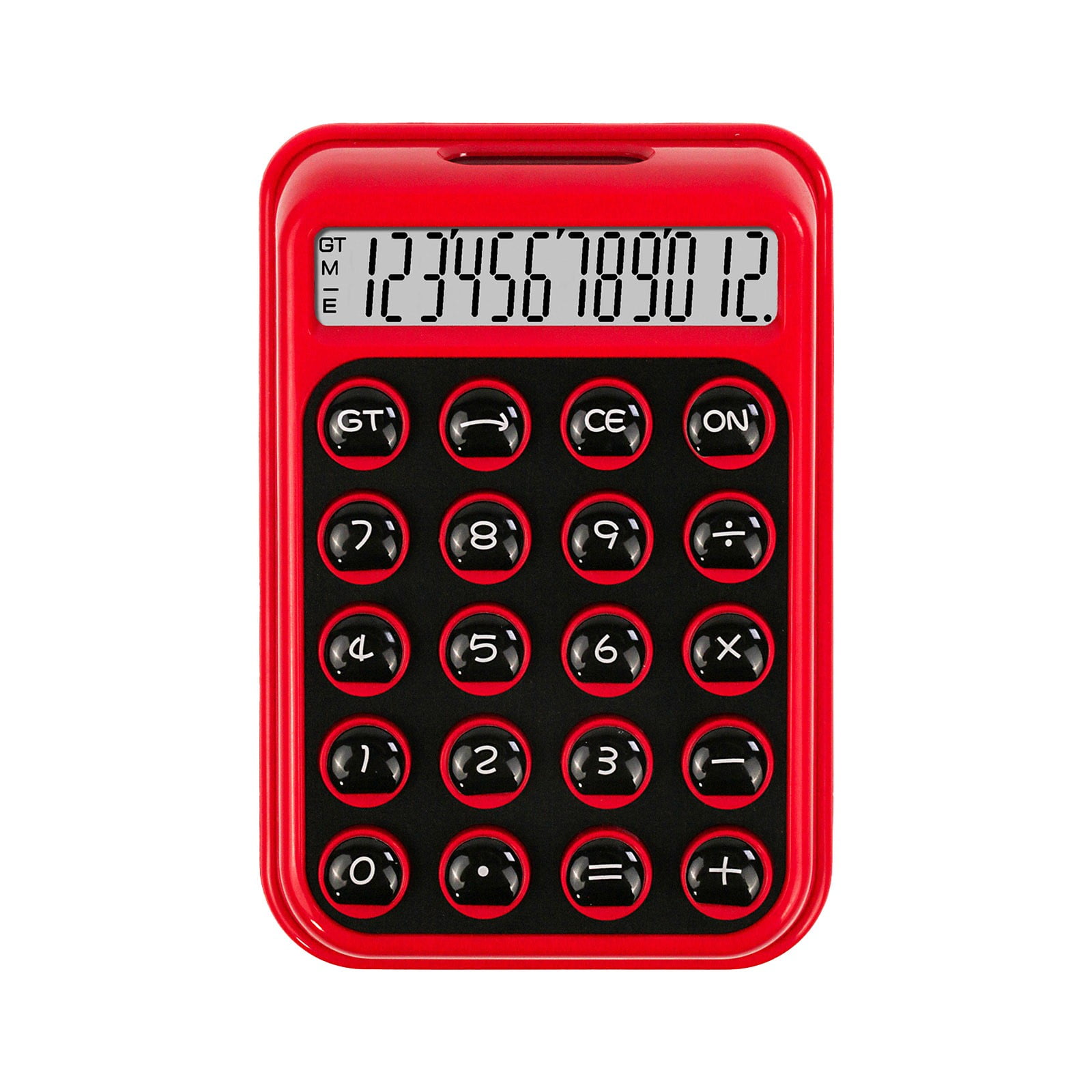 RoamHome Jelly Color Calculator - Dual Power (Solar/Battery) 12-Digit ...