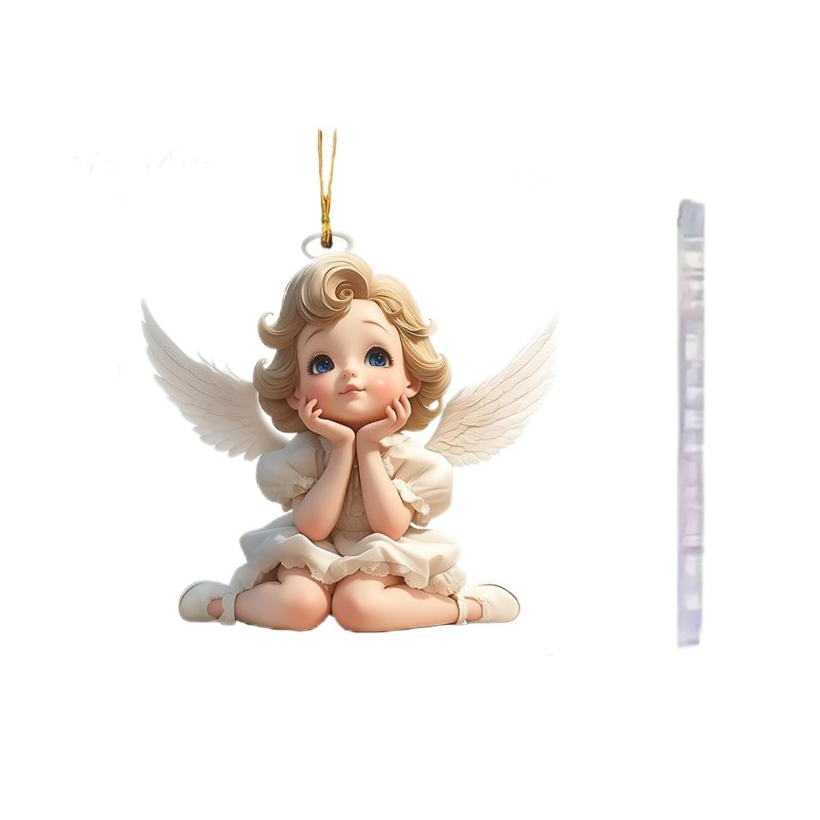RoamHome Lovely Gift Acrylic Decorative Key Chain Pendant Birthday ...