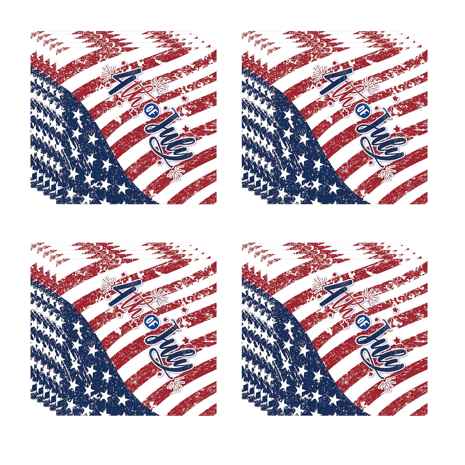 RoamHome Patriotic Decorations 6 Pcs Independence Day Tree Hanging ...