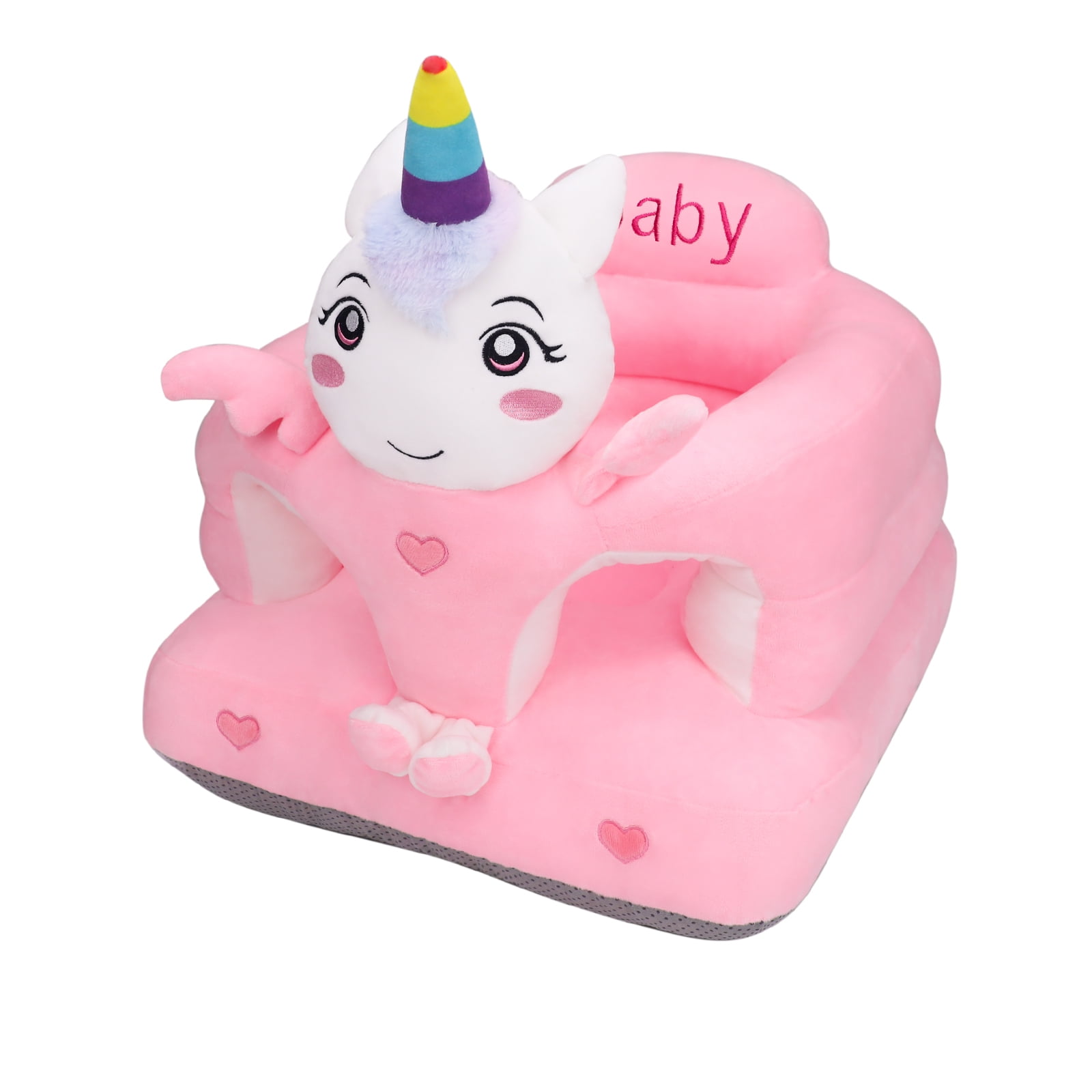 RoamReady Baby Learning Sit up Chair, Cartoon Animals Plush Toddler ...