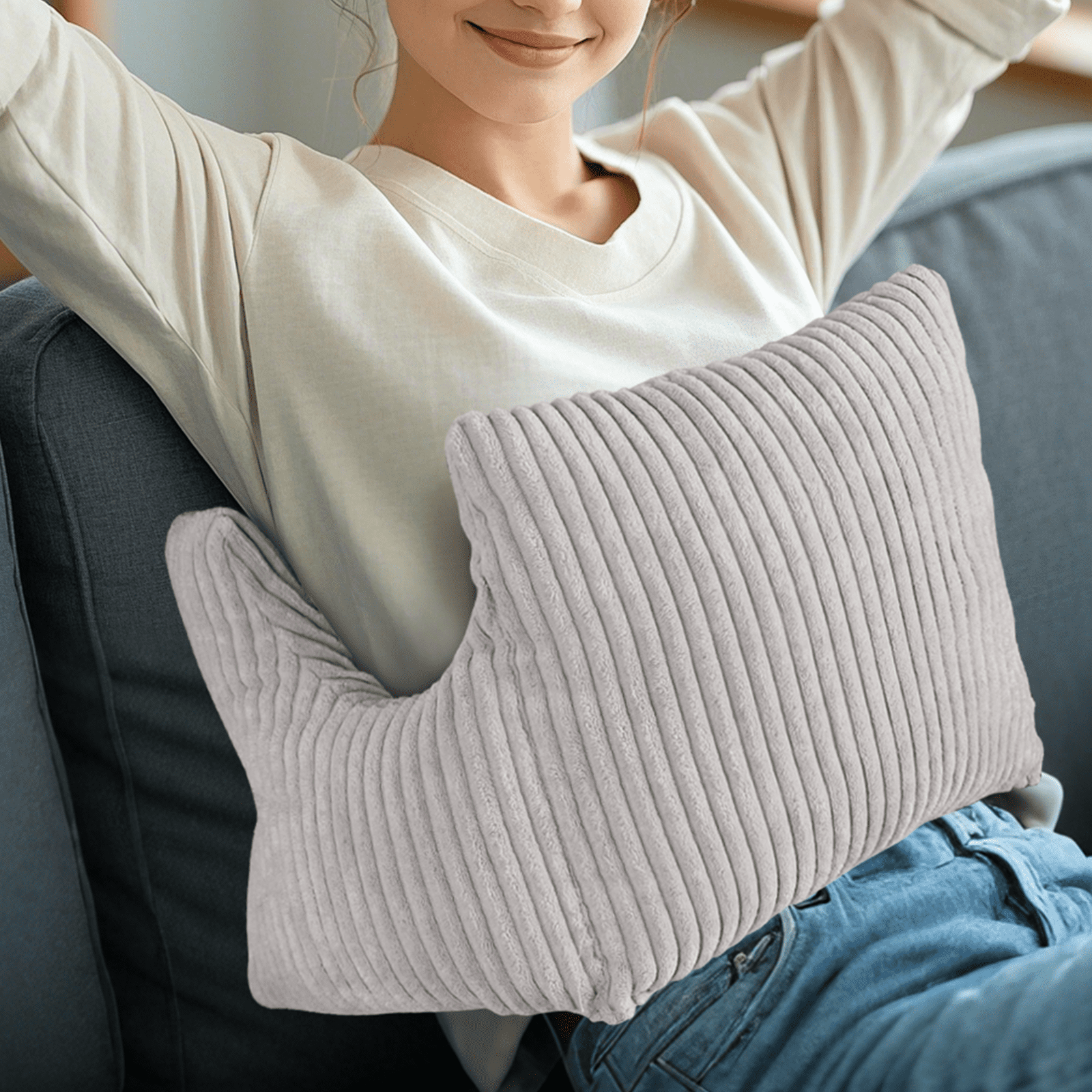 RoamReady Hysterectomy Recovery Pillow, Cotton Post-Surgery Cushion for ...