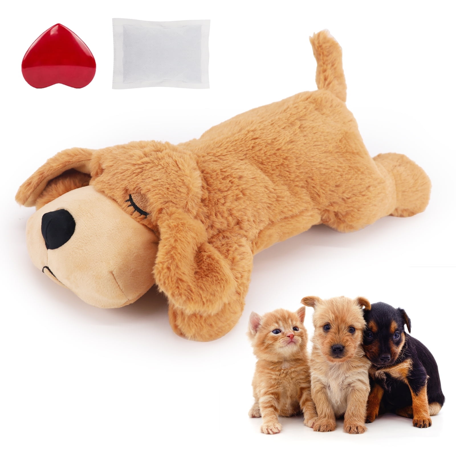 RoamReady Puppy Heartbeat Toy, Pet Anxiety Relief and Calming Sleep Aid ...