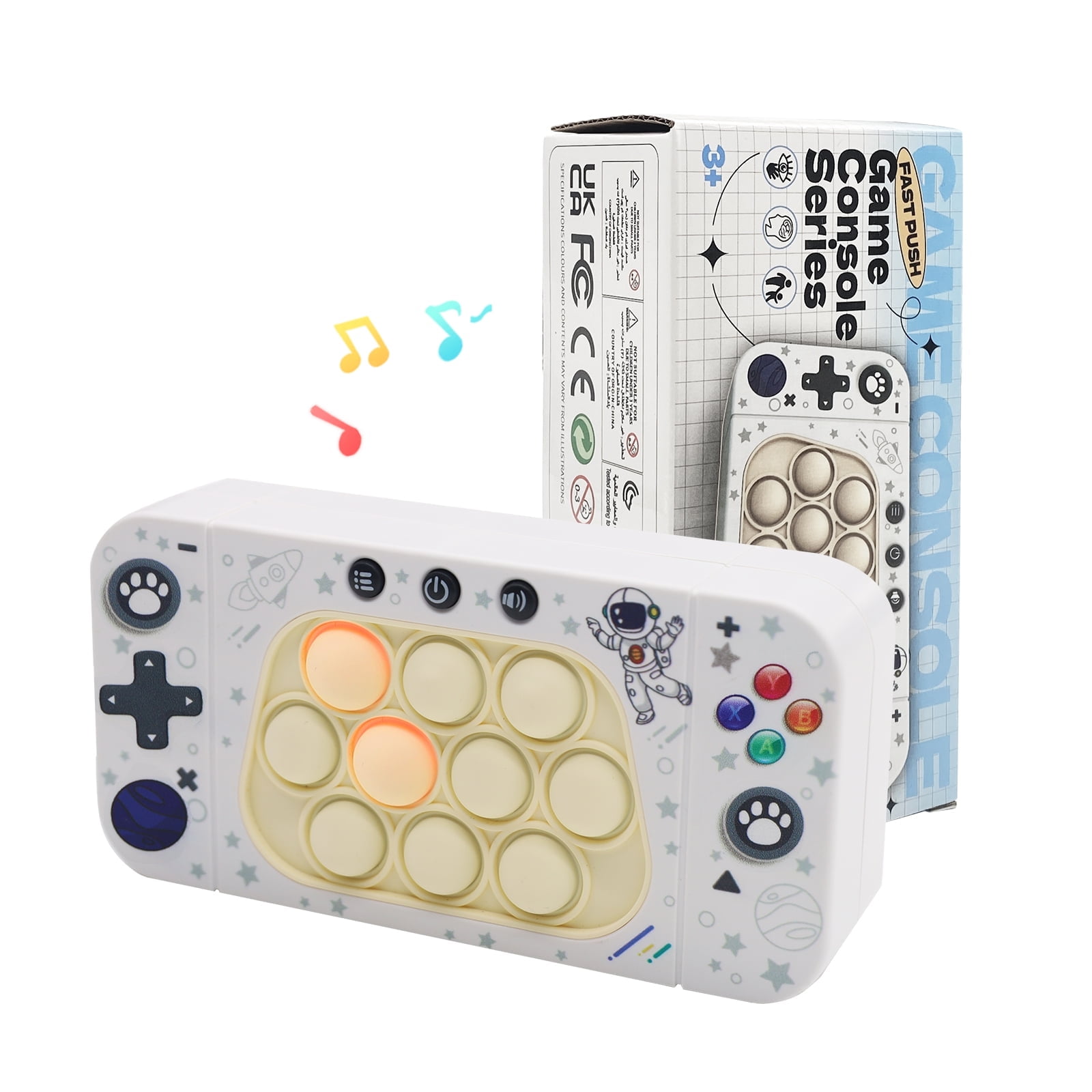 RoamReady Puzzle Pop Light Up Game,Quick Push Pattern Electric Poping ...